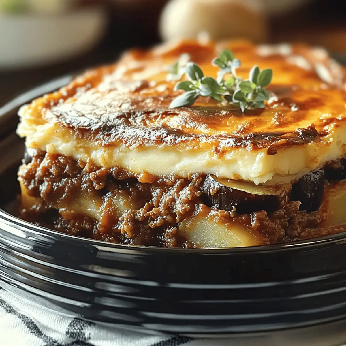 Irresistibly Creamy Greek Moussaka for Cozy Family Nights