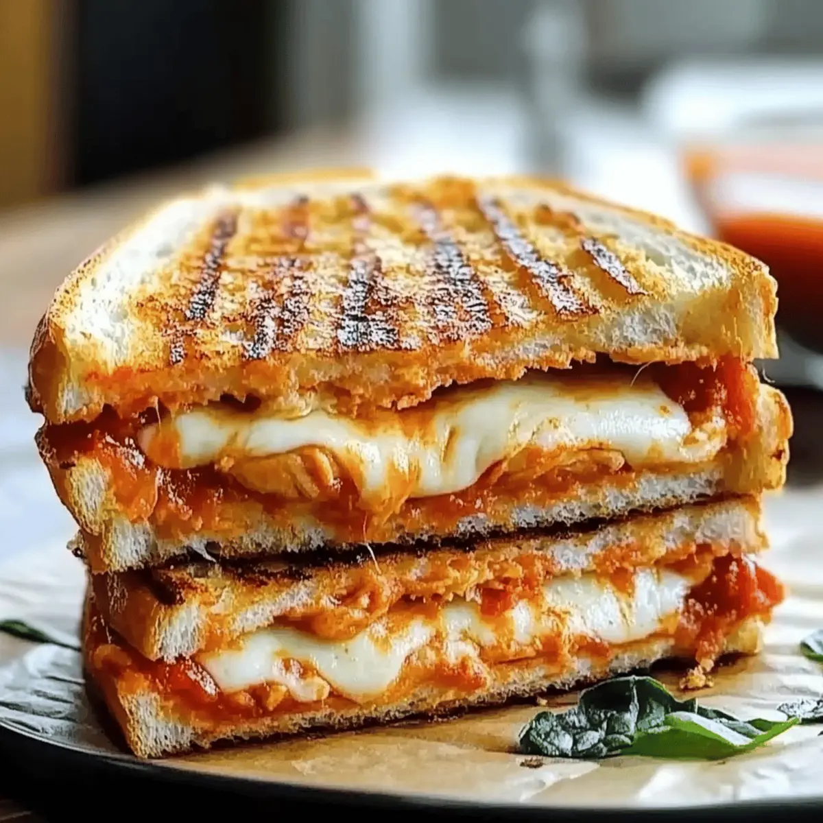 Irresistibly Crispy Chicken Parm Panini: The Ultimate Sandwich