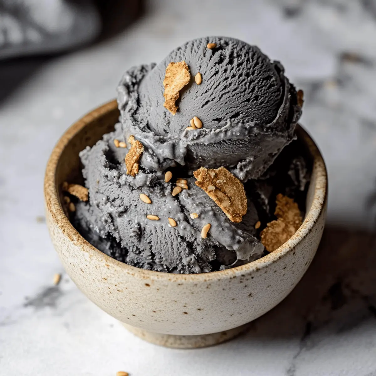 Irresistible Black Sesame Ice Cream for a Creamy Summer Treat