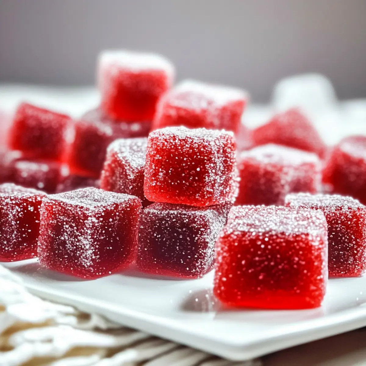 Irresistible Cranberry Jelly Candies - Easy Holiday Treats