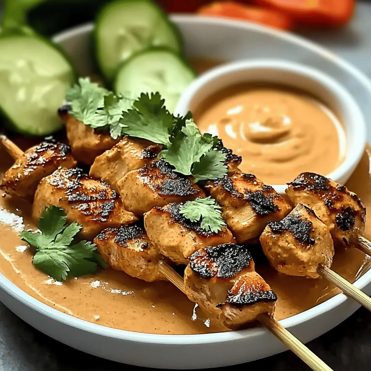 Irresistible Thai Chicken Satay with Creamy Peanut Sauce