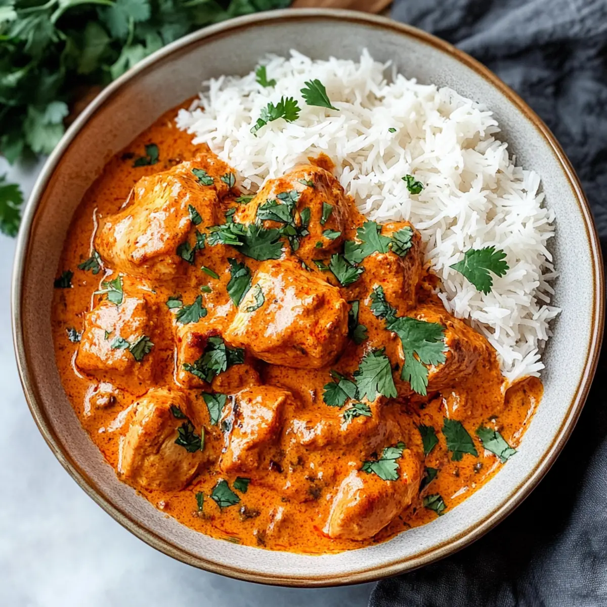 Irresistible Crockpot Creamy Coconut Chicken Tikka Masala