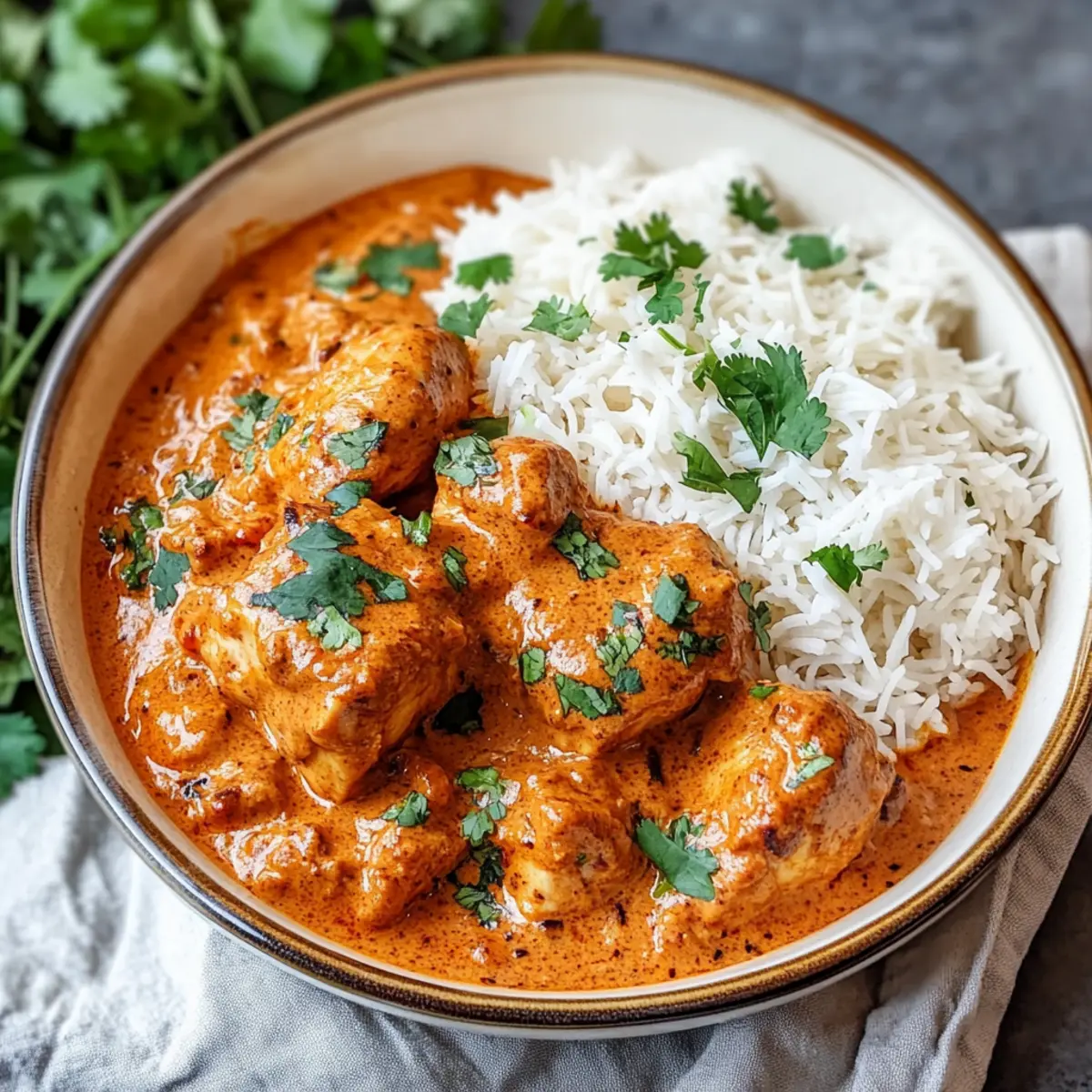 Irresistible Crockpot Creamy Coconut Chicken Tikka Masala
